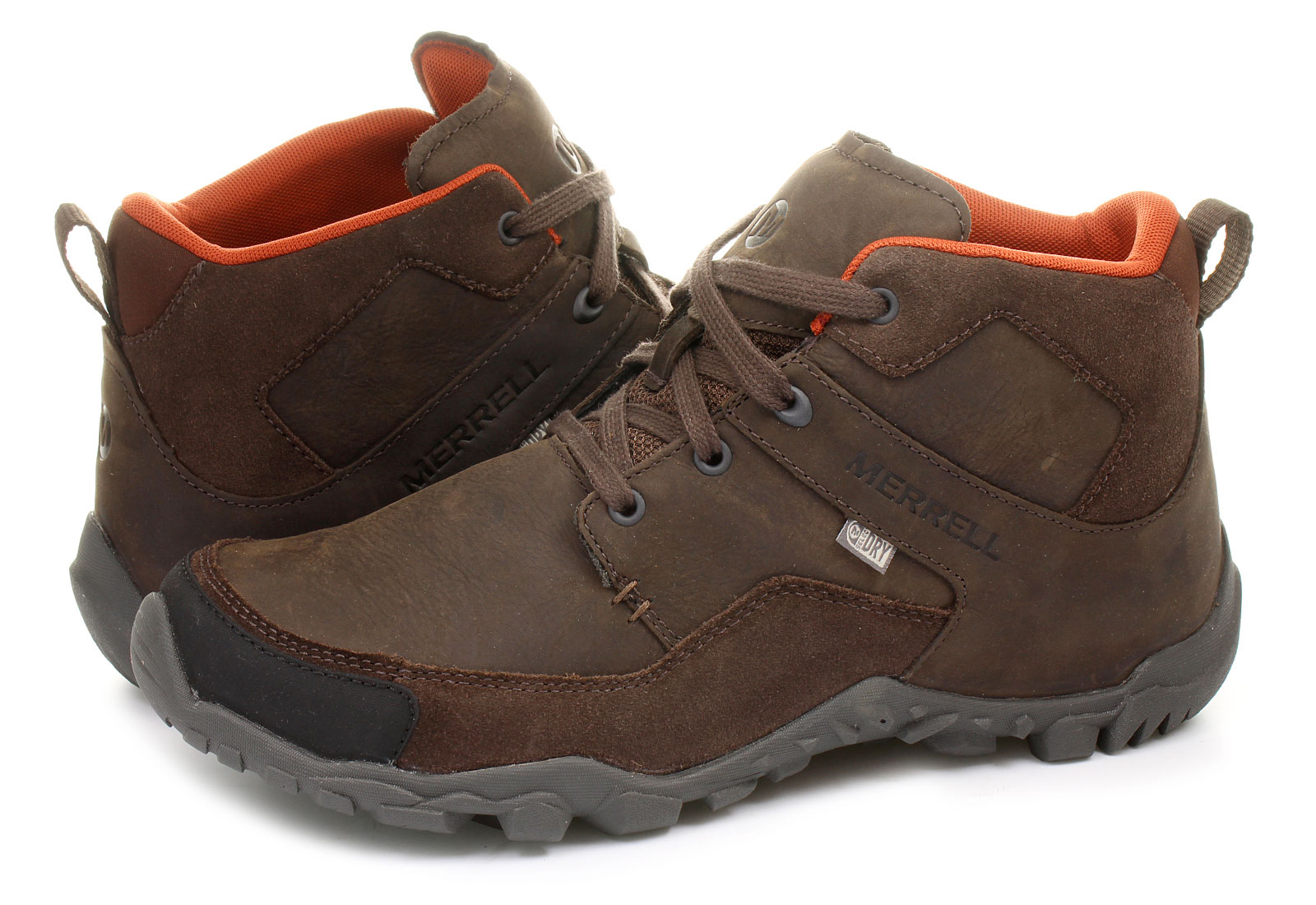 Merrell Pantofi - Telluride Mid Waterproof - J23513-brn - Office Shoes ...