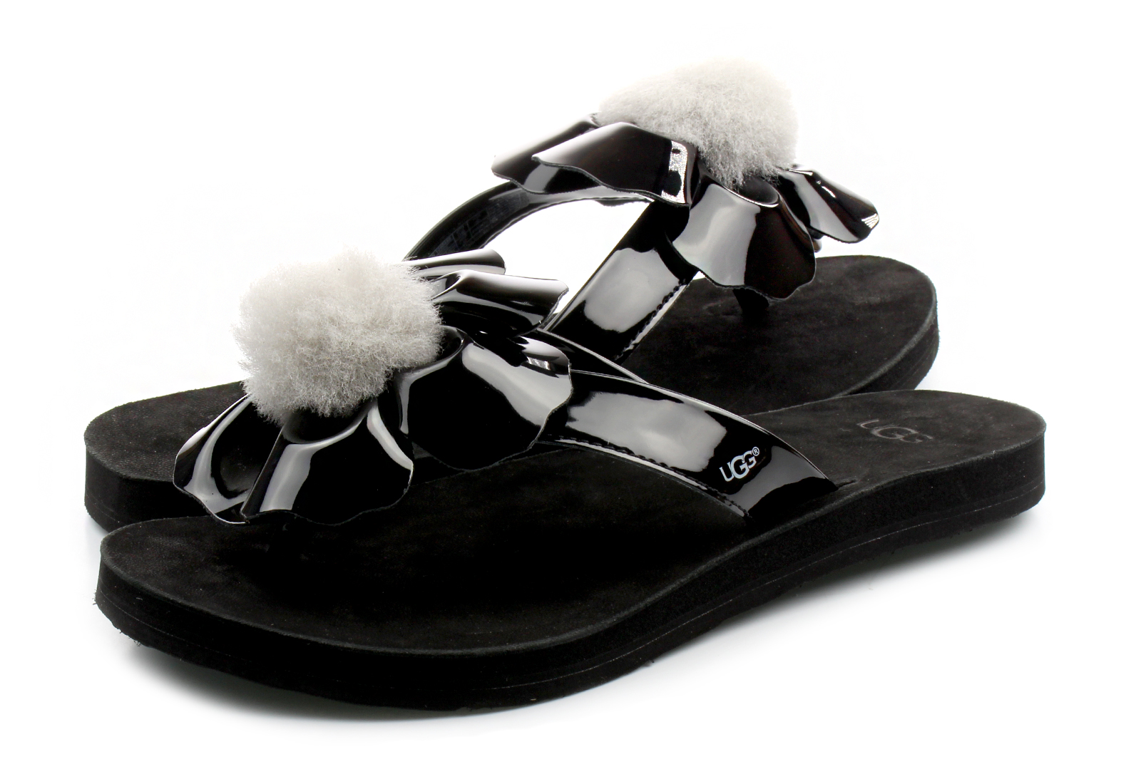 UGG Slapi - Poppy - 1090489-BLK - Office Shoes Romania