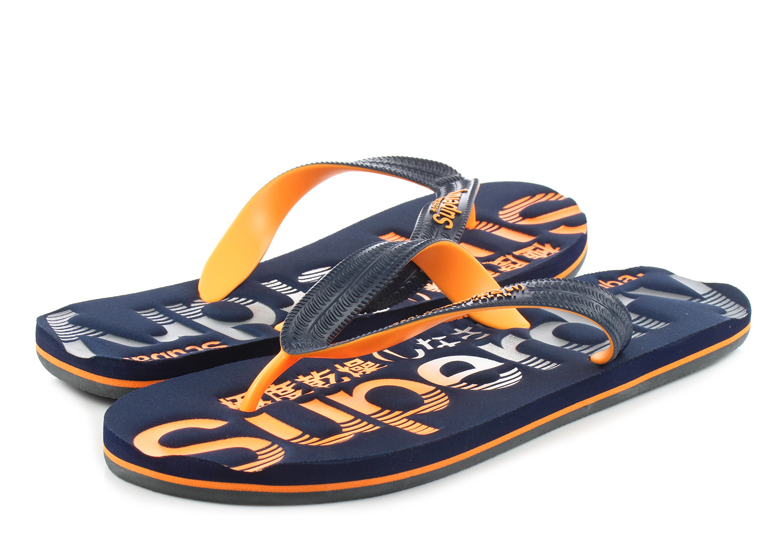 Superdry Slapi - Scuba Faded Logo Flip Flop - MF3105ET-W2X - Office ...