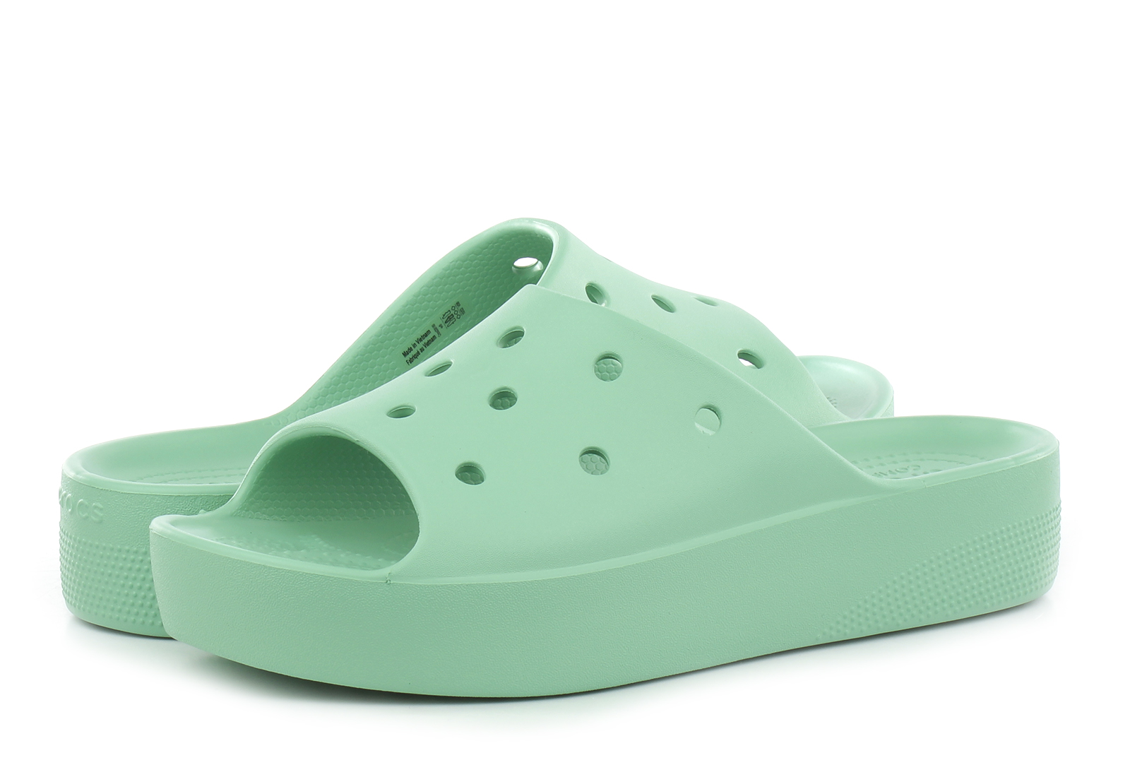 Crocs Papuci - Classic Platform Slide - 208180-3UG - Office Shoes Romania