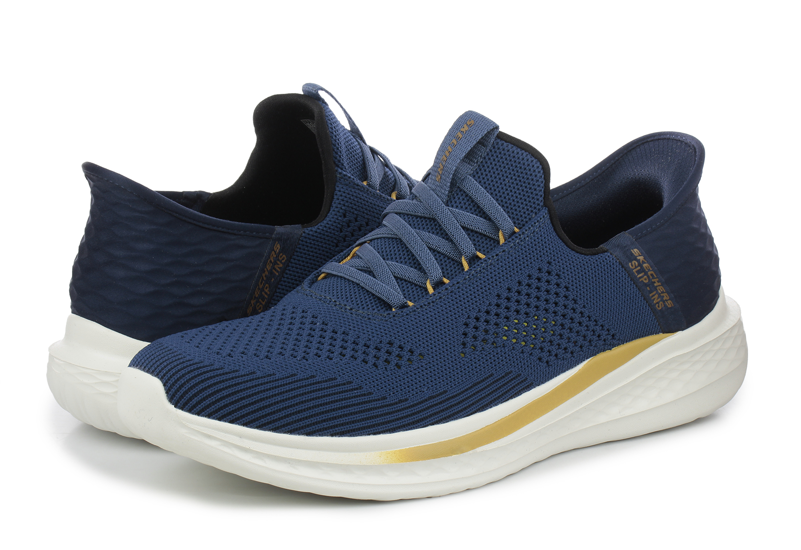 Skechers Slip-on - Slade - Quinto - 210810-BLU - Office Shoes Romania